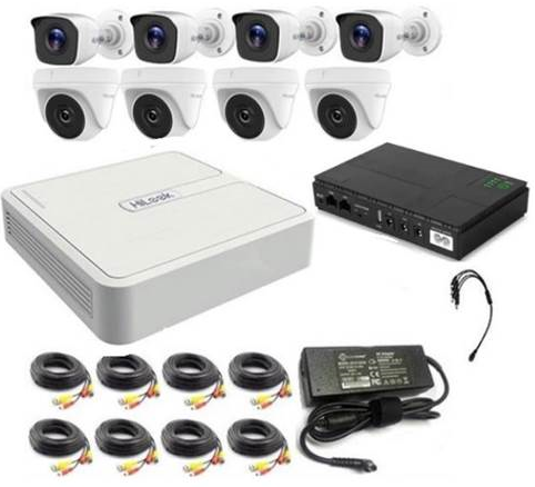 HiLook 8 Channel DIY Combo Surveillance DVR Kit - 8-Digit Store